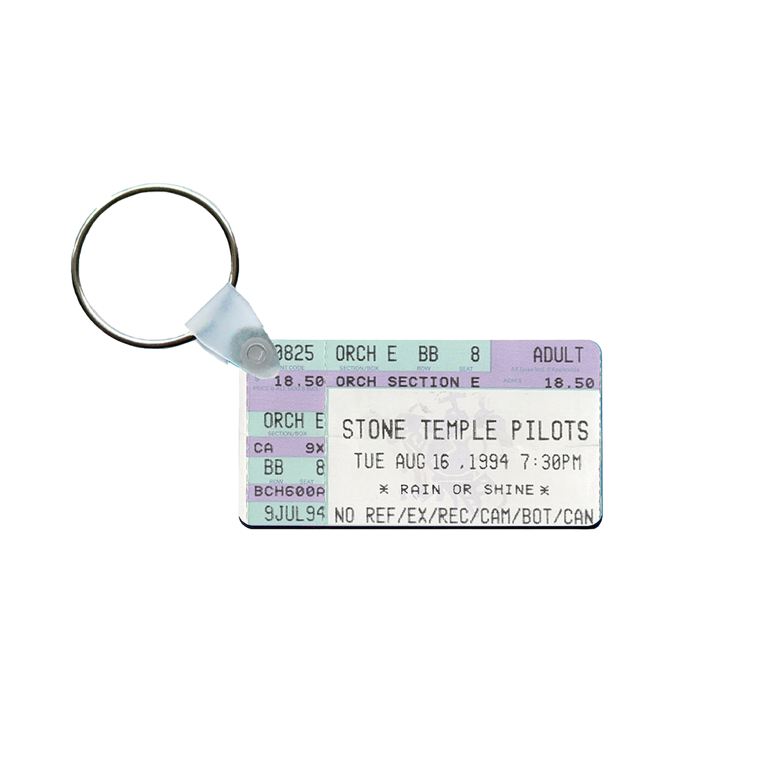 Official STP Store - Purple 1994 Tour Ticket Keychain – Stone Temple Pilots